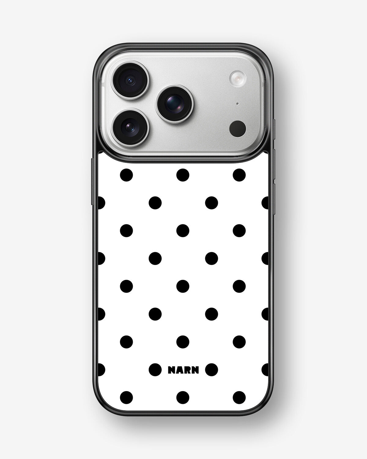 iPhone 17 Pro Max Hard Case – Mono Dots | NARN
